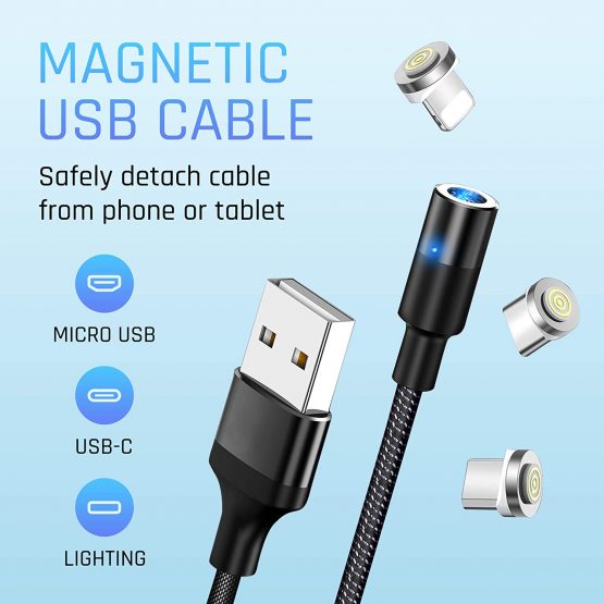 WUTEKU 2020 Ultimate car mobile phone charging bundle magnetic charge ...
