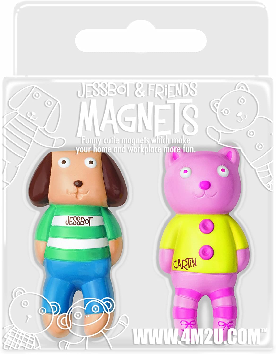 Great Gizmos Character Magnets Jessbot and Cartin – BigaMart