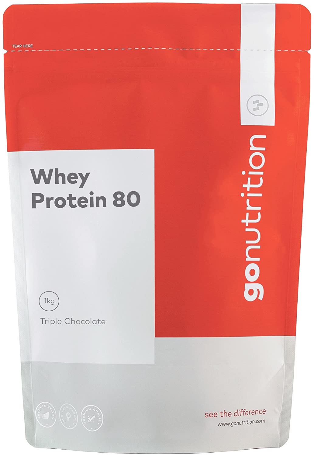 GoNutrition 2.5 kg Triple Chocolate GN Whey Protein 80 Powder – BigaMart