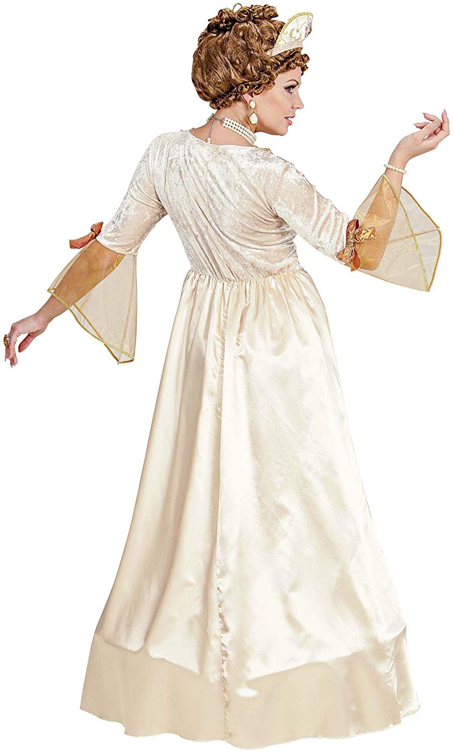 Golden Princess Costume Medium for Disney Fairytale Fancy Dress – BigaMart