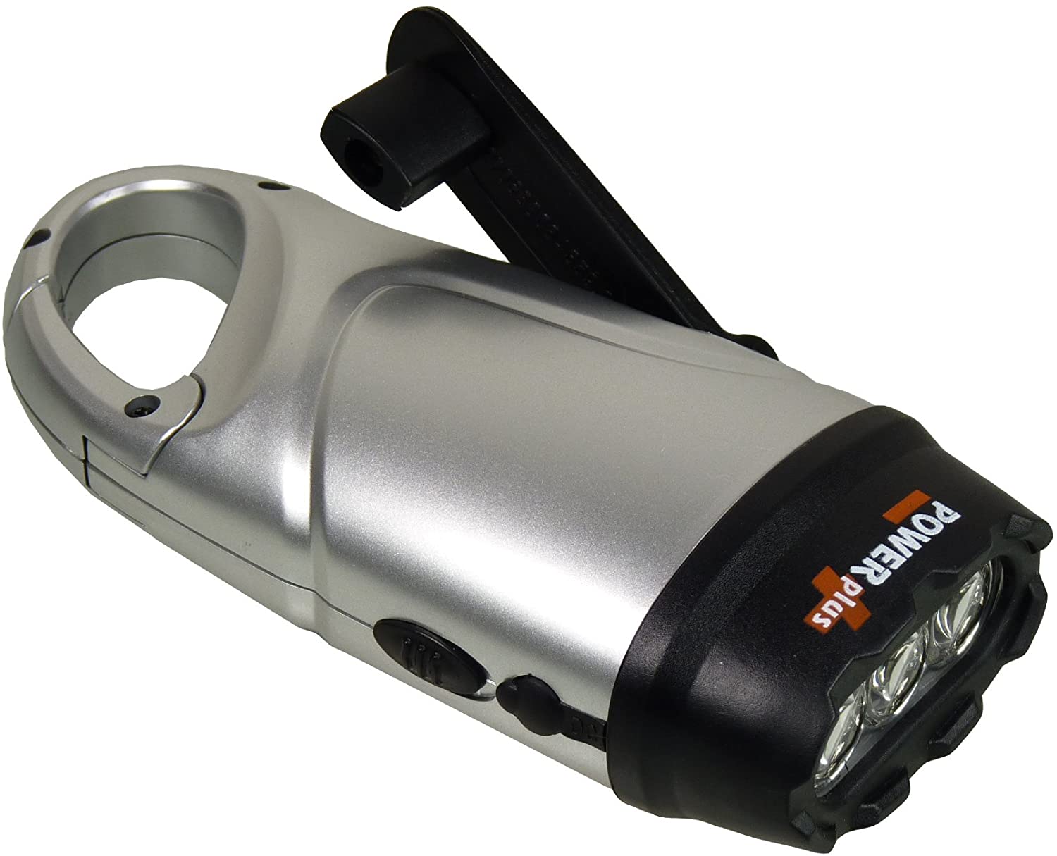 POWER plus Dolphin Dynamo Flashlight Emergency Charger, Steel Grey – BigaMart