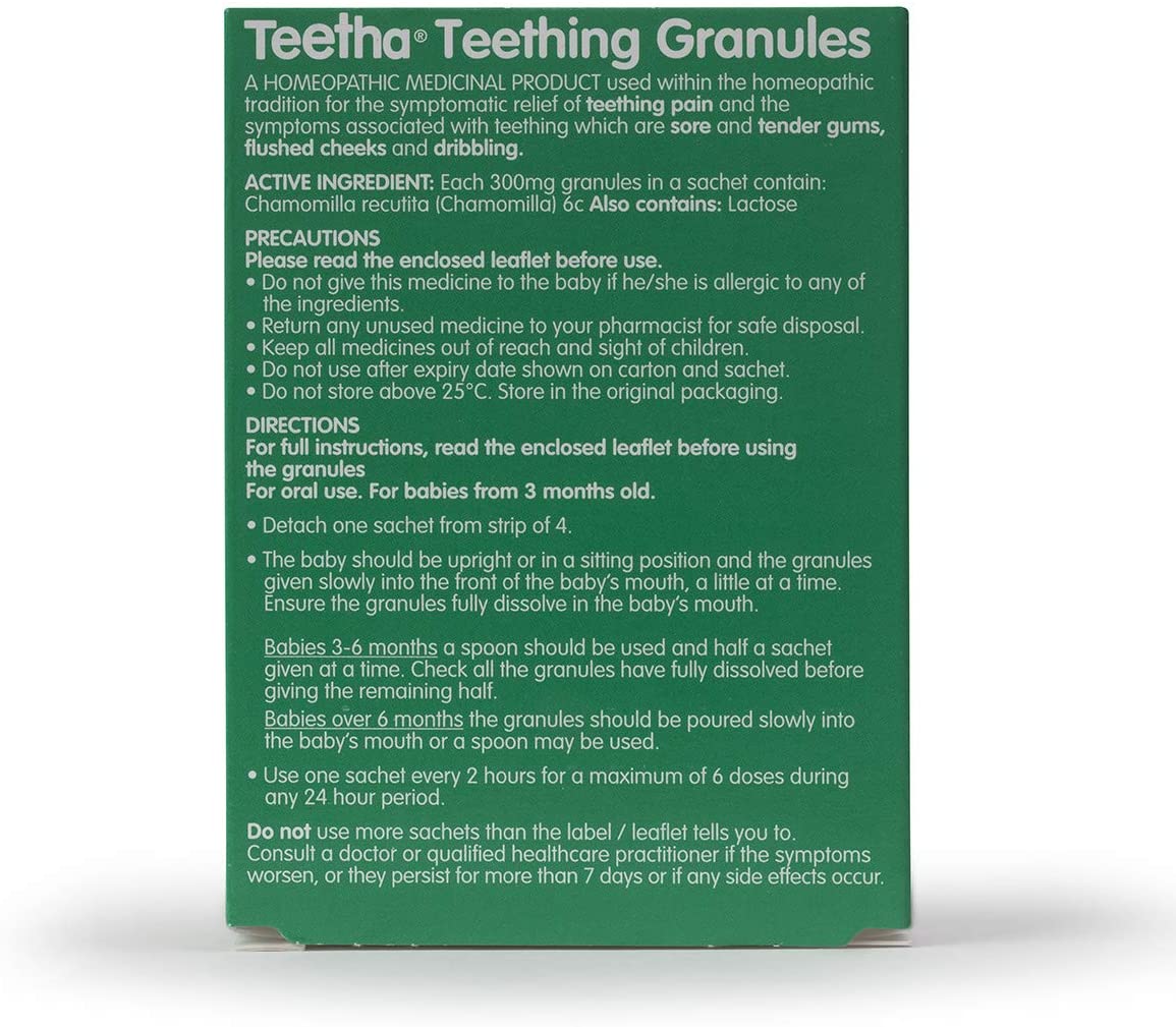 Nelsons Baby Teetha, Teething Granules, Homeopathic Remedies, Calming ...