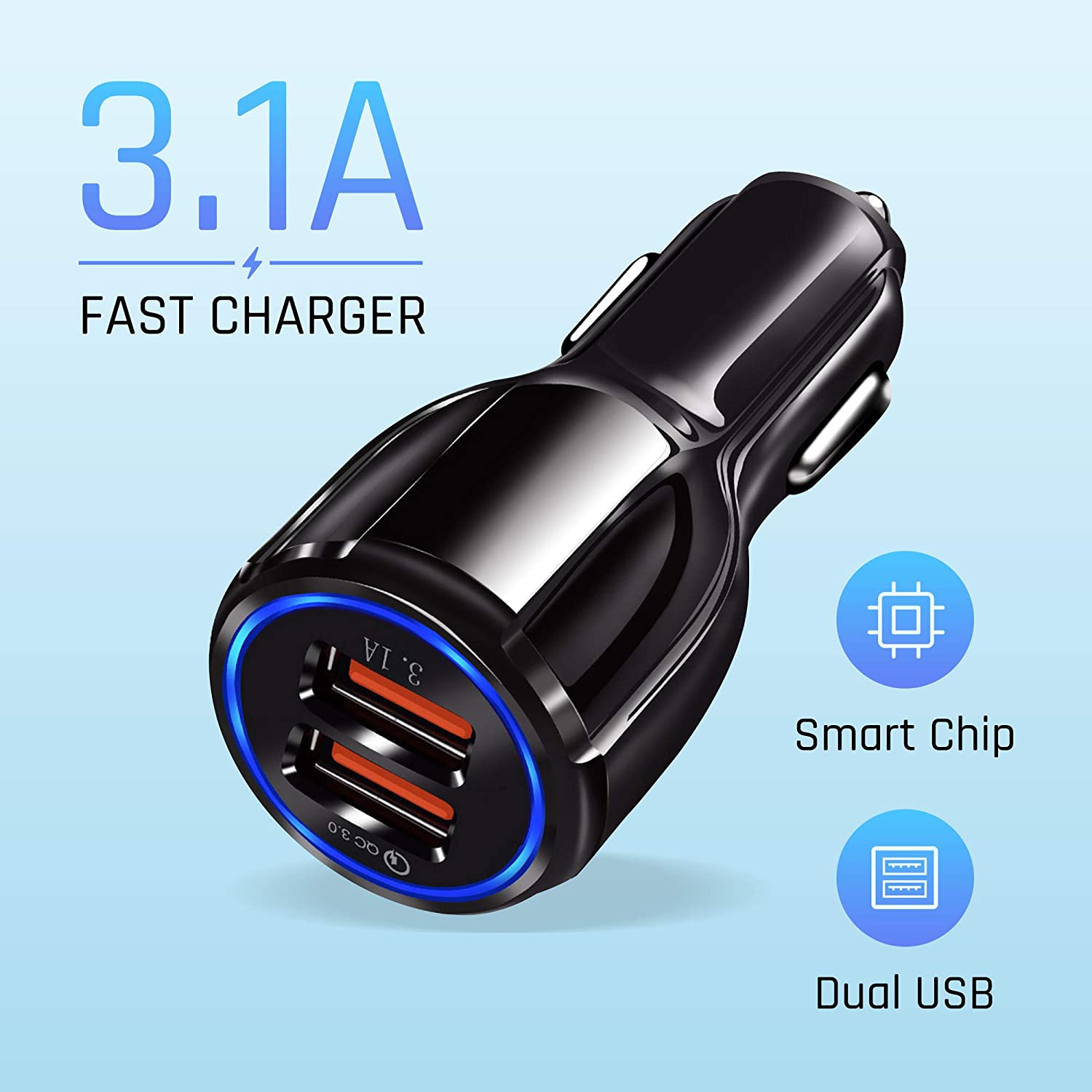 WUTEKU 2020 Ultimate car mobile phone charging bundle magnetic charge ...