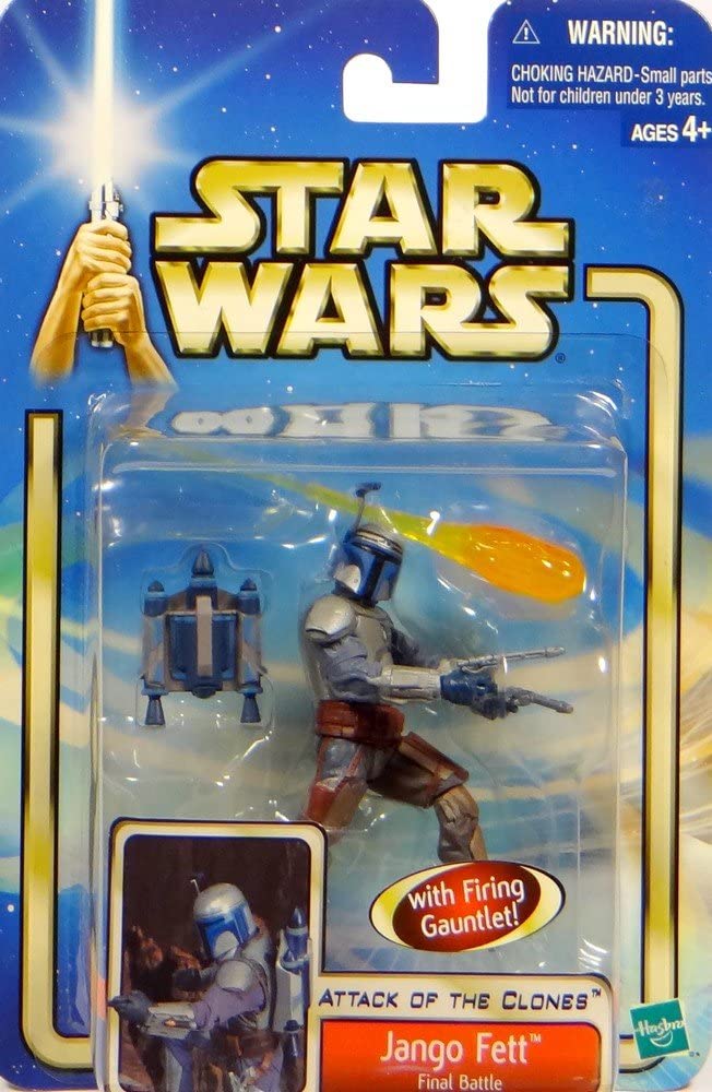 Hasbro Attack of the Clones Jango Fett Final Battle With Firing ...