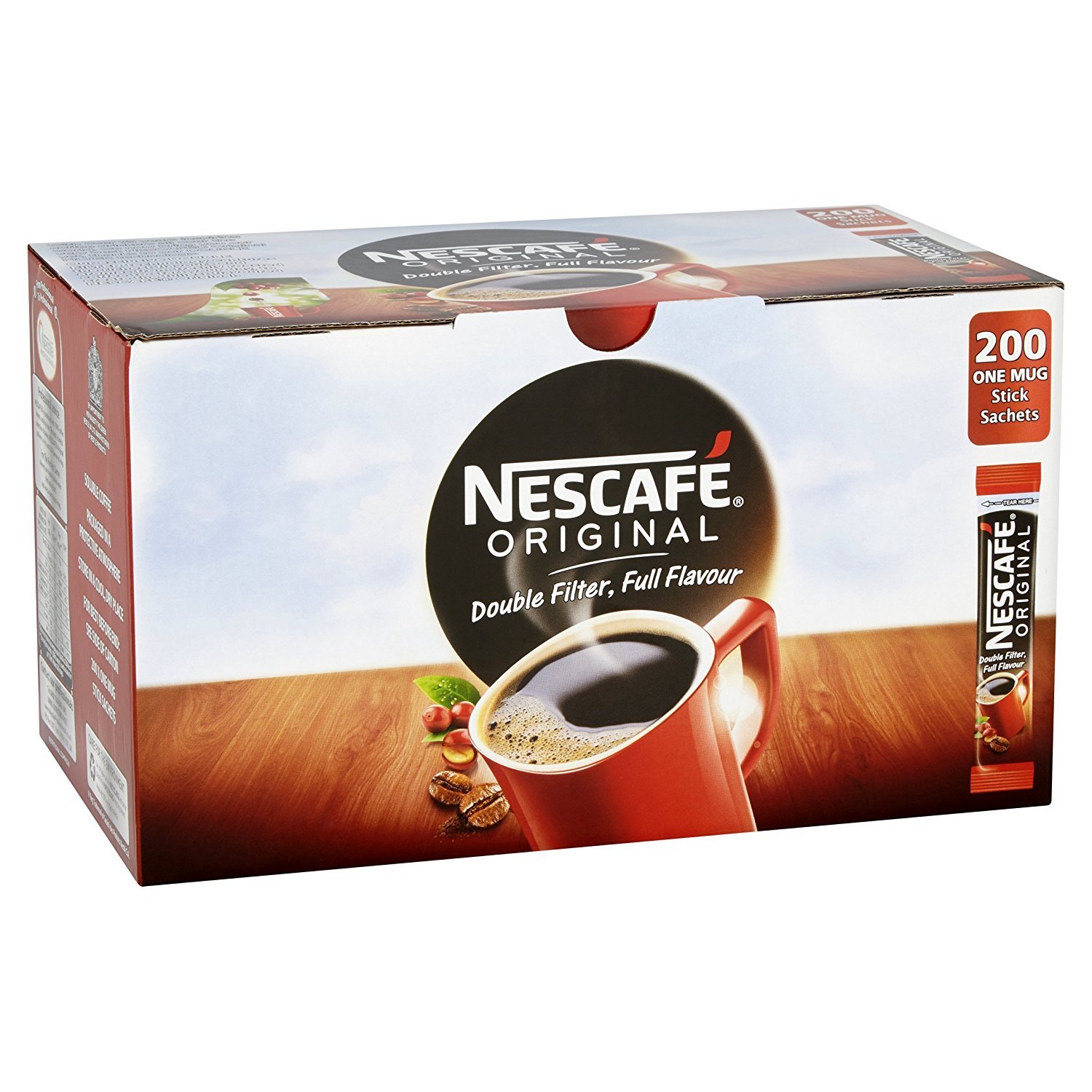 Nescafé Original Instant Coffee, 200 Sachets X 1.8G – BigaMart
