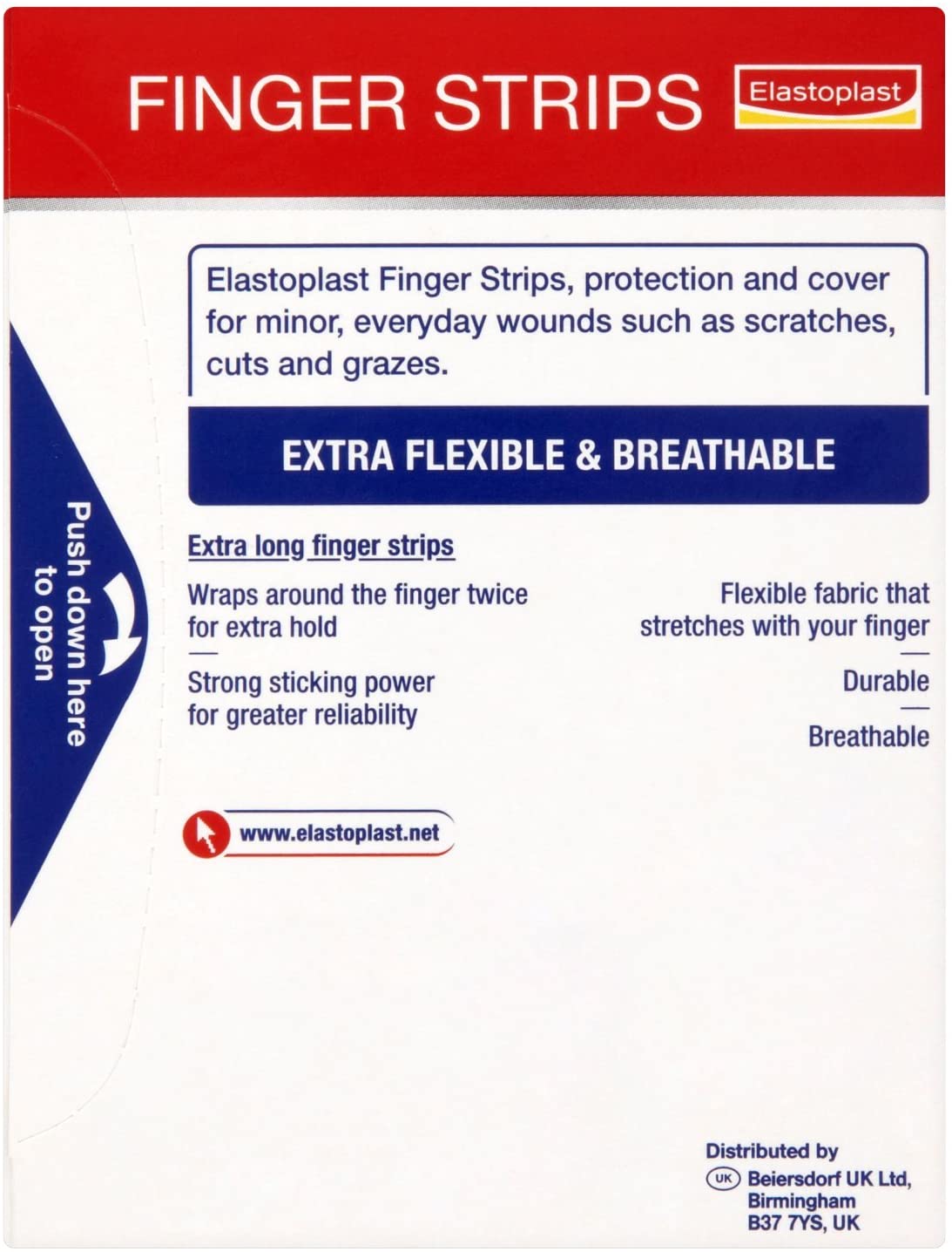 Elastoplast Finger Strip Plasters, 16 Plasters – BigaMart