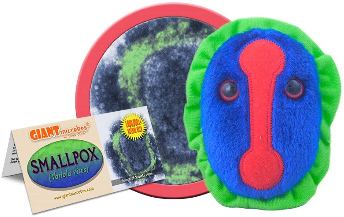 GIANTmicrobes Smallpox (Variola Virus) Plush Toy – BigaMart
