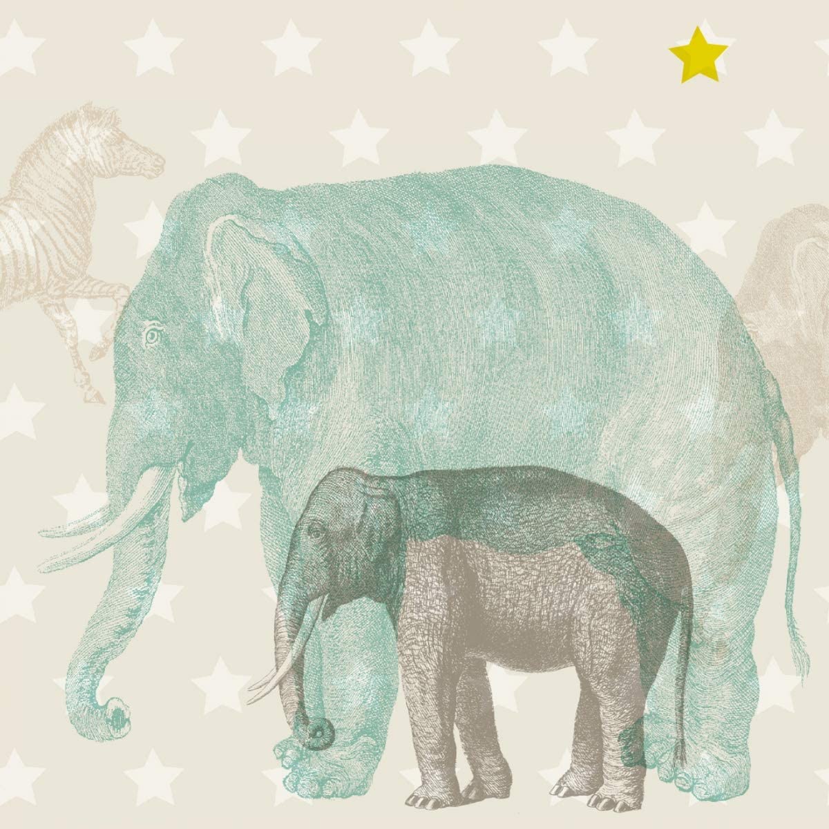 anna wand® design – Extra large Wallpaper Border ”African Animals” 450 ...
