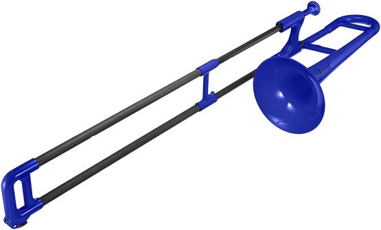 pBone Mini Plastic Trombone with Mouthpiece and Carry Bag Kids Beginner ...
