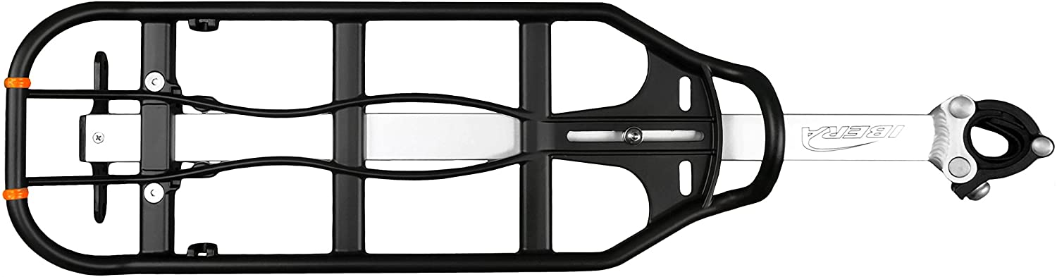 Ibera PakRak Bicycle Seatpost-mounted Commuter Carrier – Rear Cargo ...
