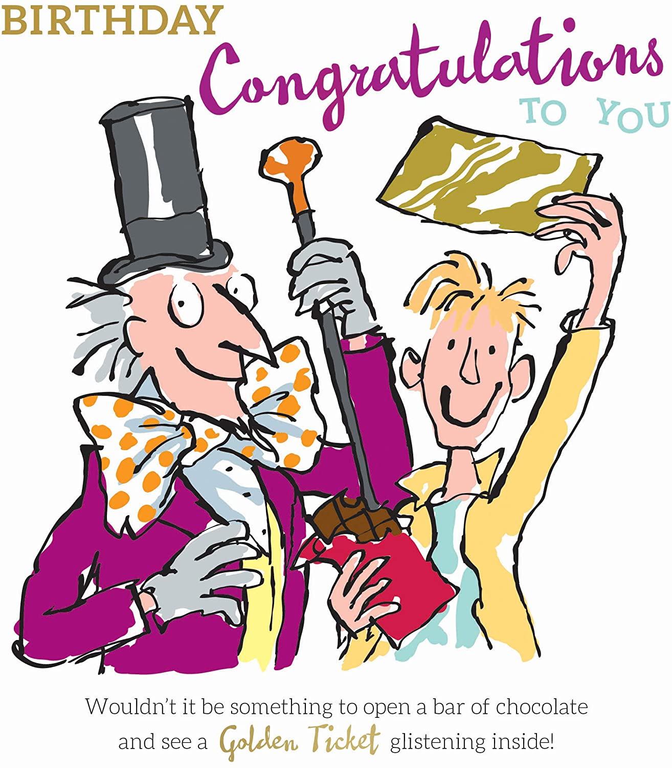 Roald Dahl Golden Ticket Card – BigaMart