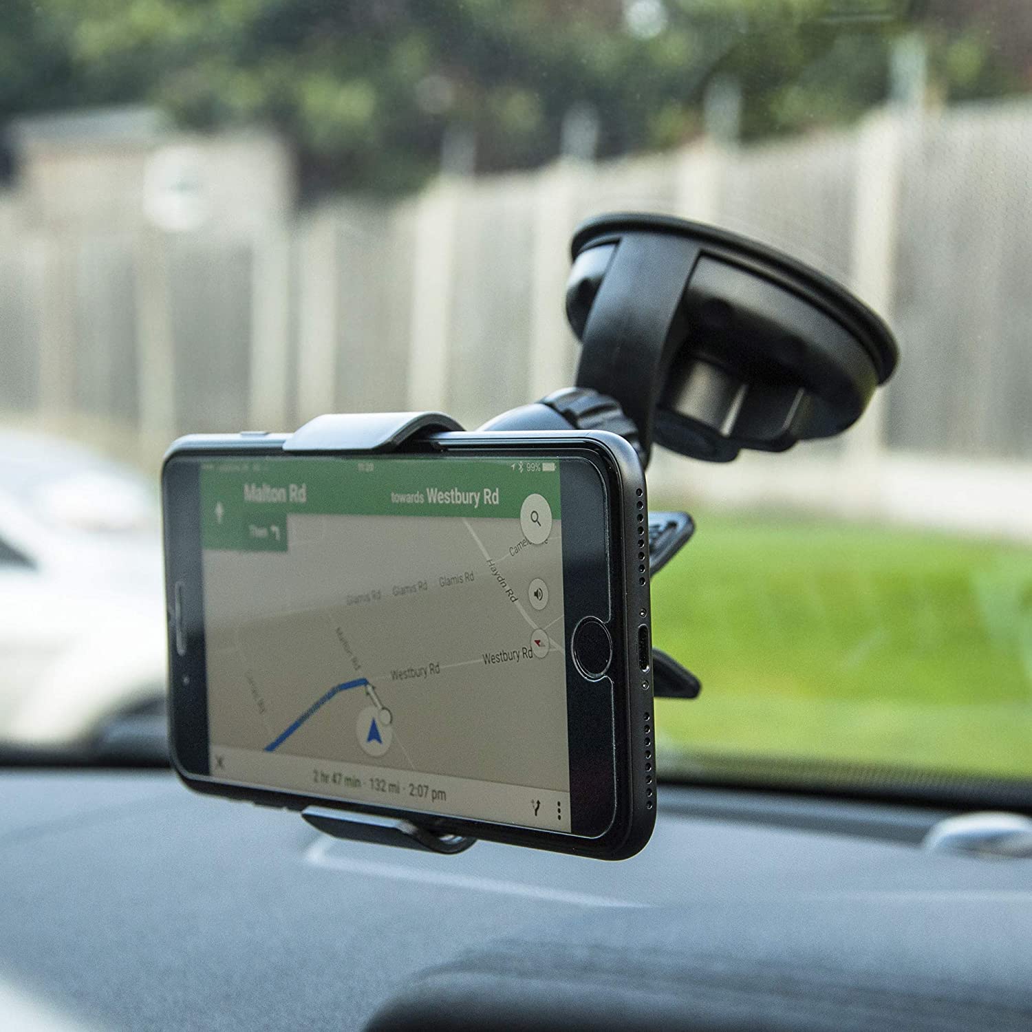 AA Universal Phone Mount Cradle for Car, 360 Degree Rotation, Easy ...