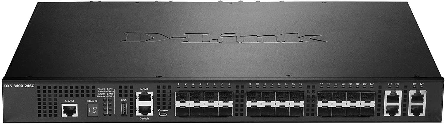 D-Link DXS 3400-24SC – Switch – L3 Lite – Managed – 20 x 10 Gigabit ...