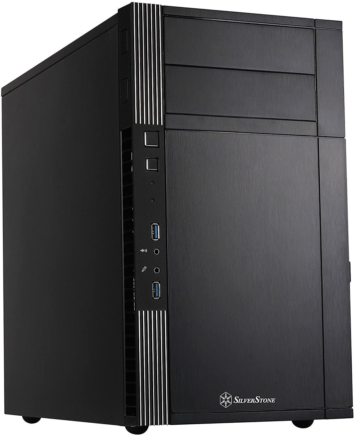 SilverStone SST-PS07B – Precision Mini Tower Micro ATX Computer Case ...