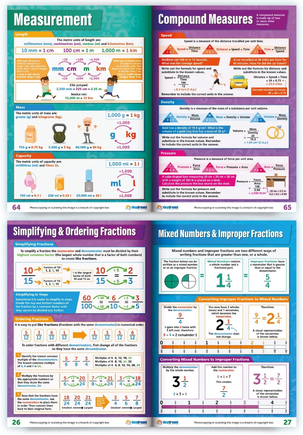 GCSE Maths (Foundation) | Pocket Posters: The Pocket-Sized Maths ...