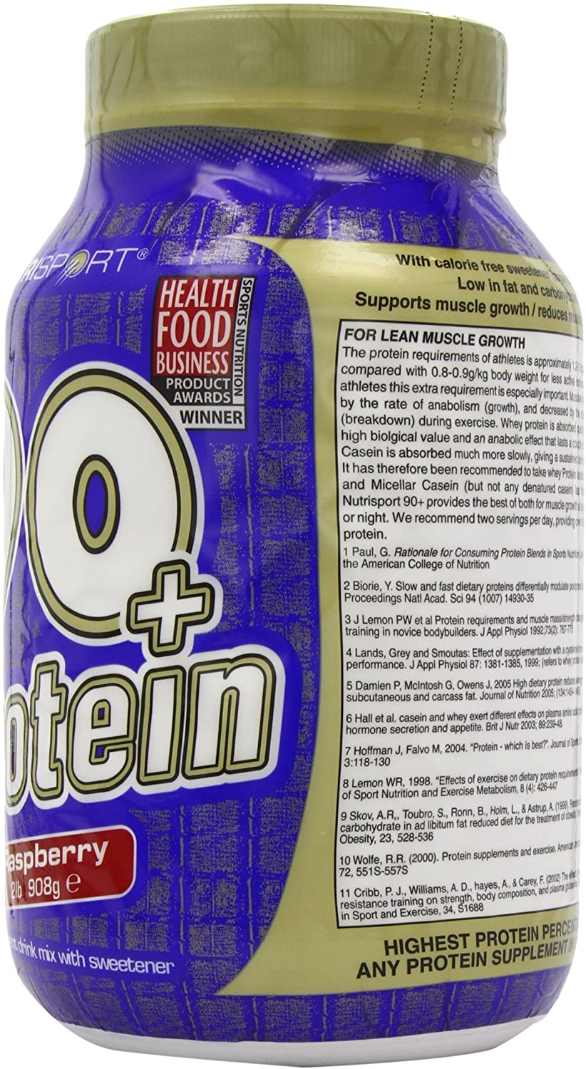 Nutrisport 90 Protein Raspberry 908g – BigaMart