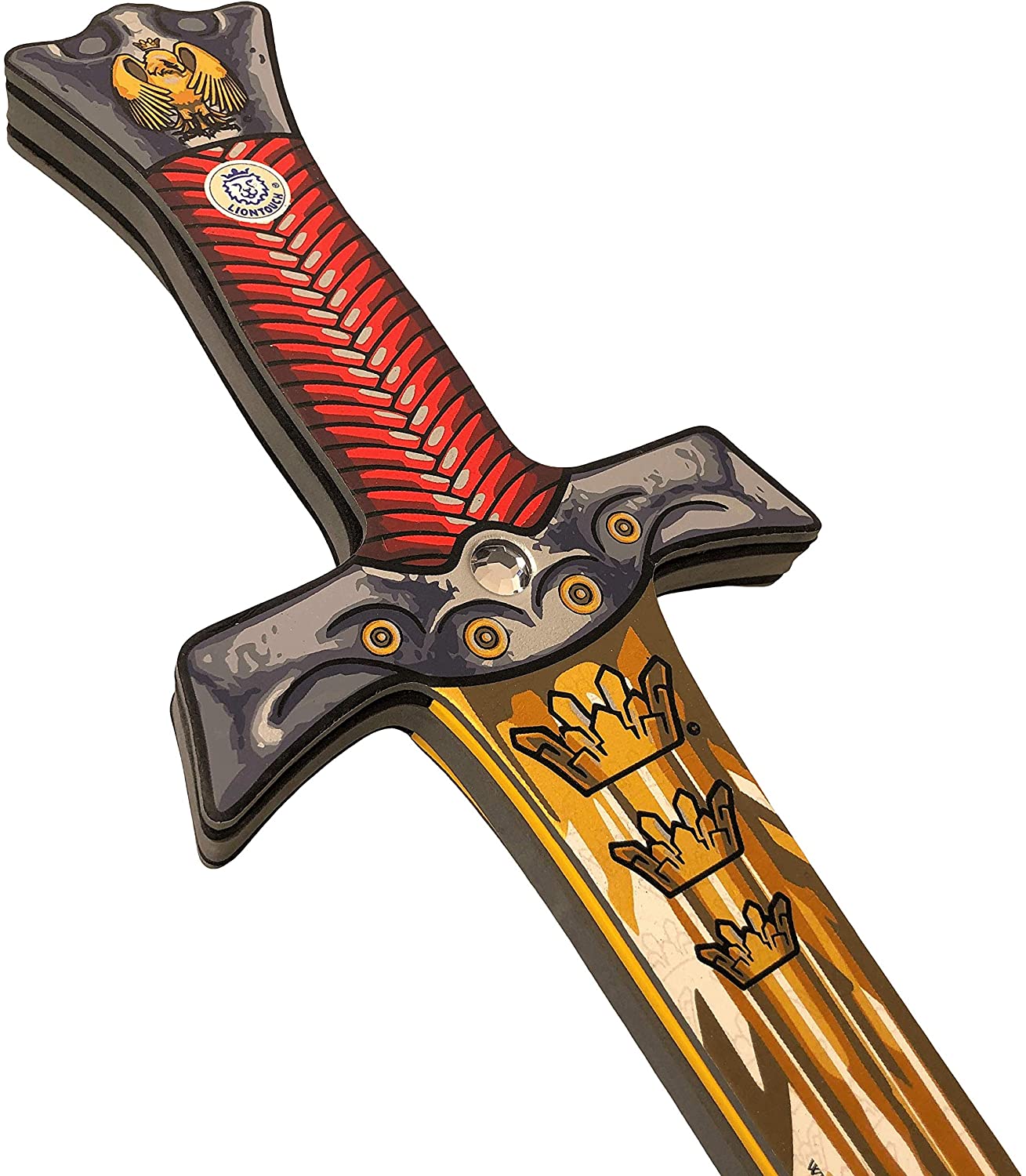 Liontouch 27000LT Golden Eagle Foam Toy Sword For Kids | Part Of A Kid ...
