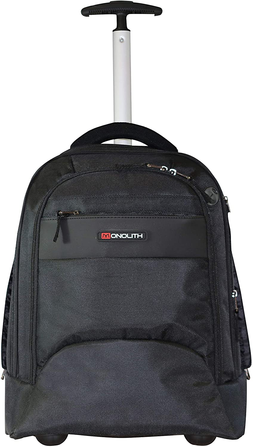 Monolith 3207 2-in-1 Wheeled Laptop Backpack – Black – BigaMart