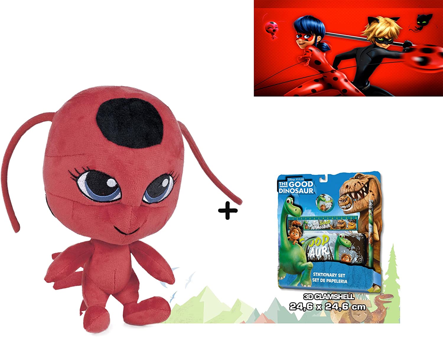 Miraculous: Tales of Ladybug: Plush Toy TIKKI 16″/40cm + Set of ...