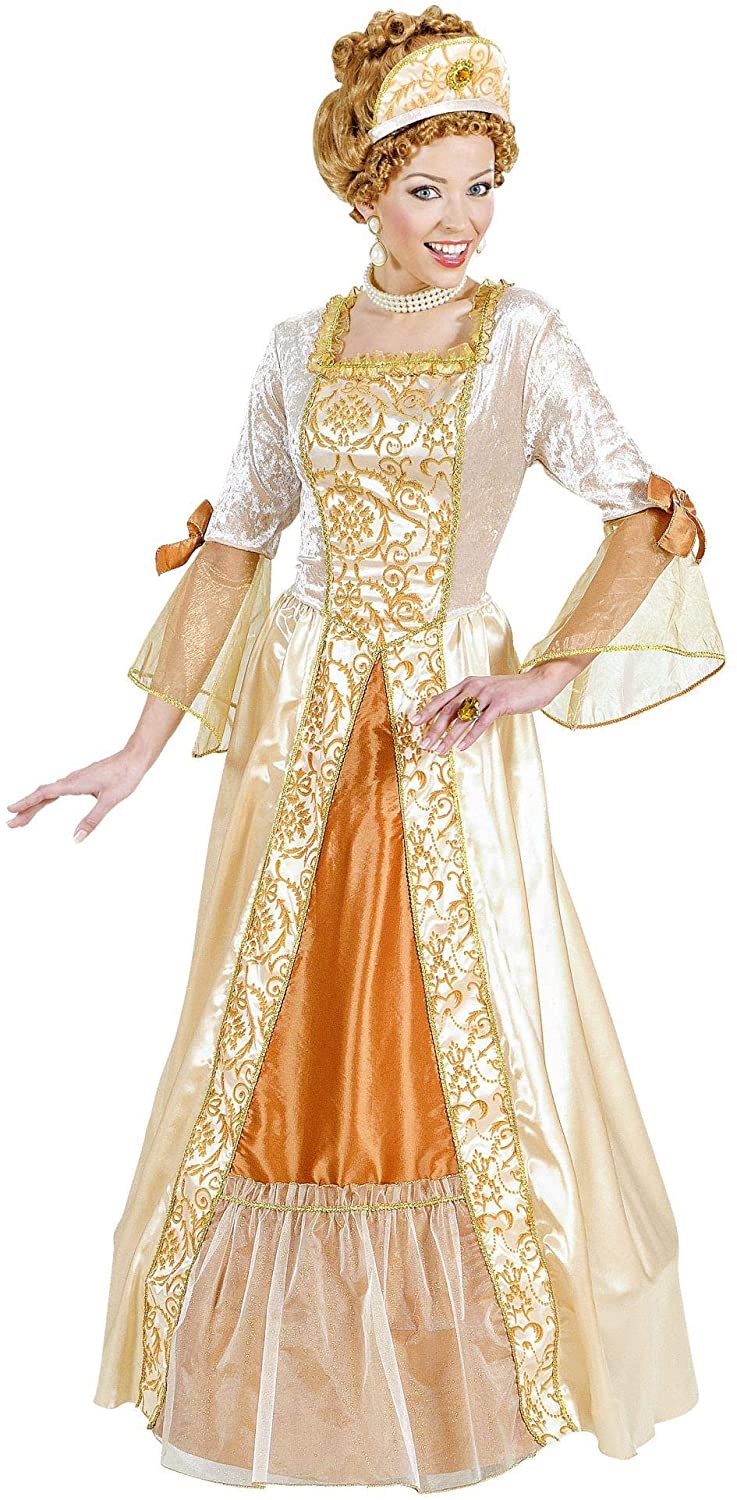 Golden Princess Costume Medium for Disney Fairytale Fancy Dress – BigaMart