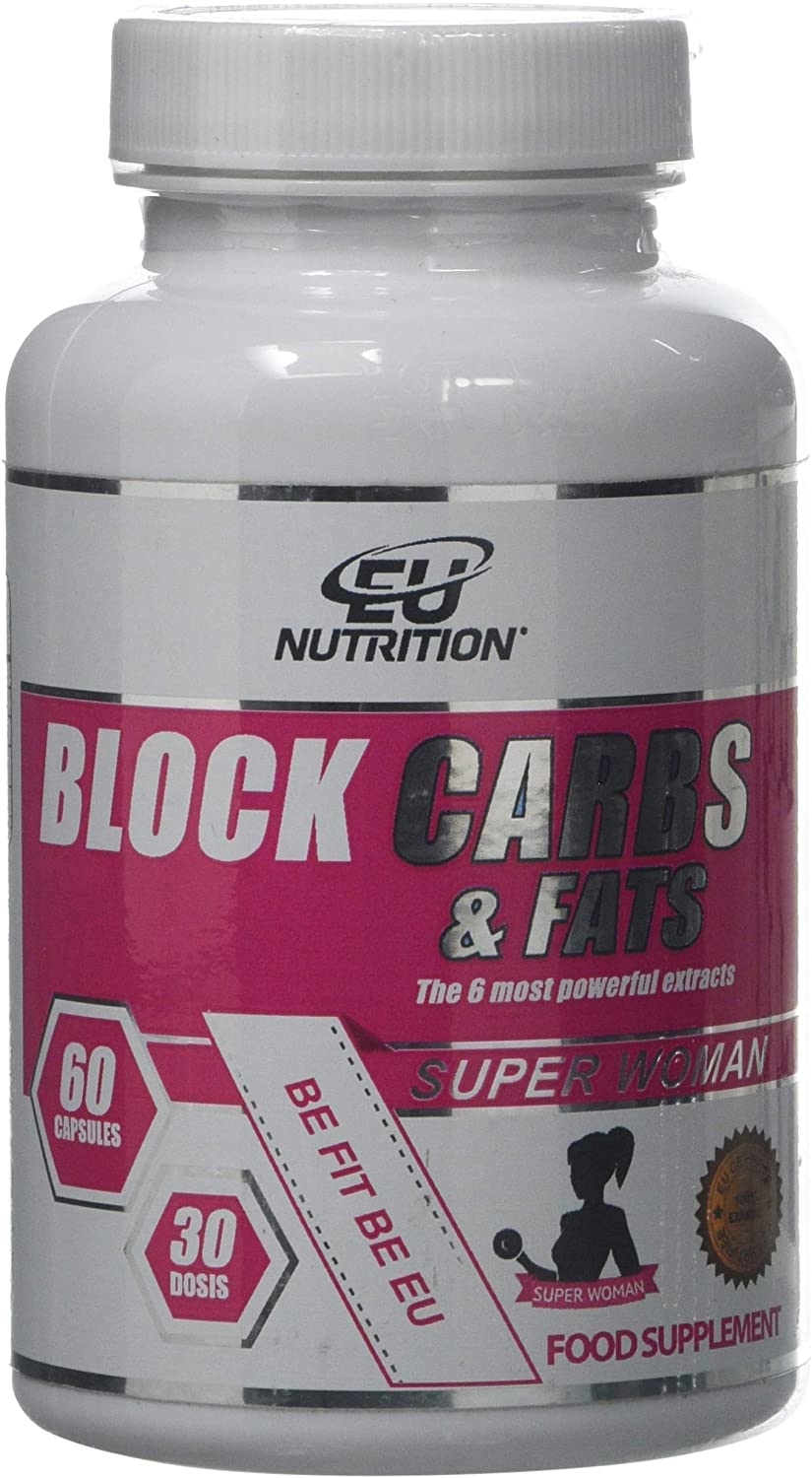 Eu Nutrition Women’s Block Carbs and Fats Food Supplement, Multi ...