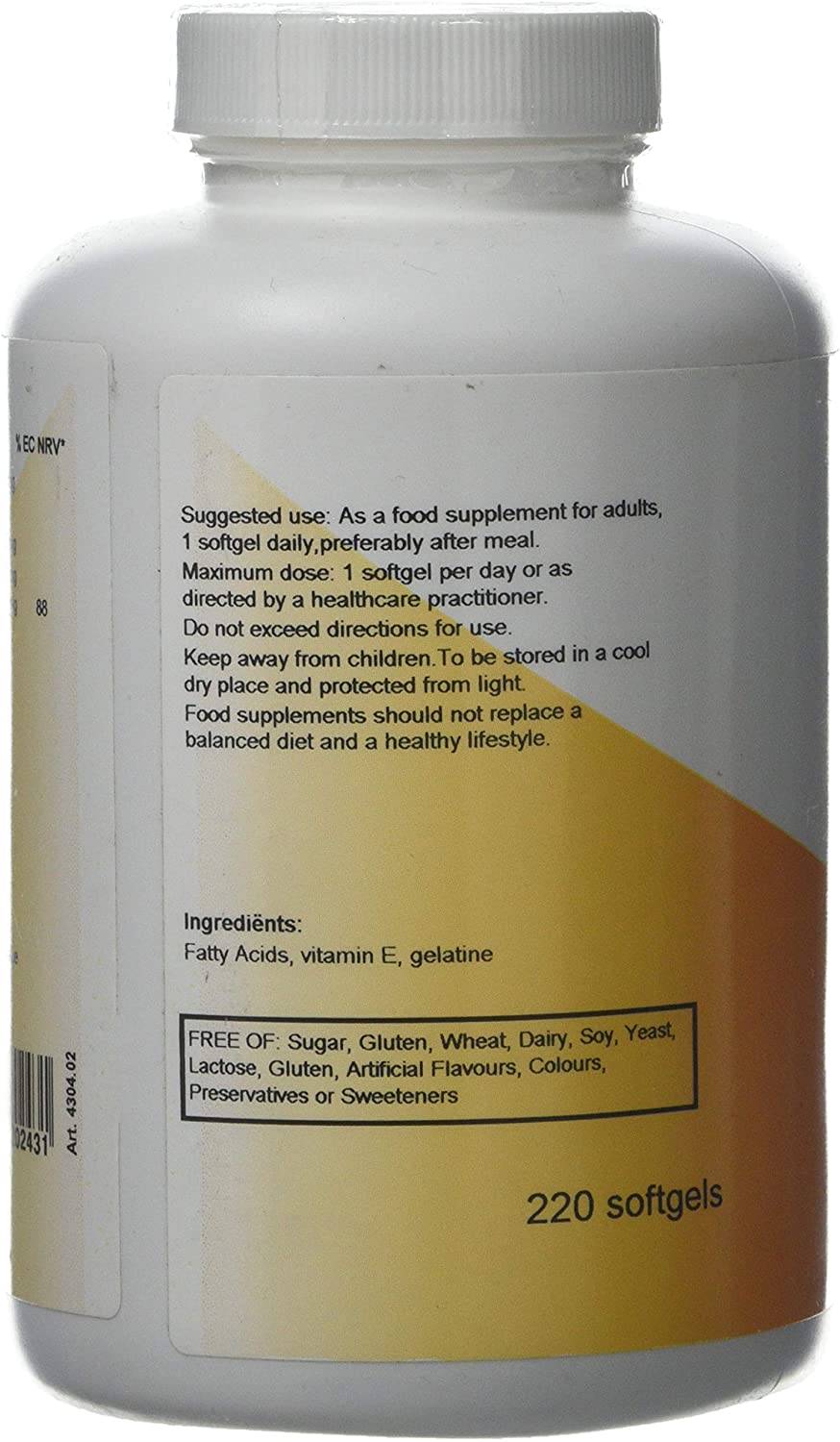 Ortholon Omega 3 Pure Tablet, 220-Count – BigaMart