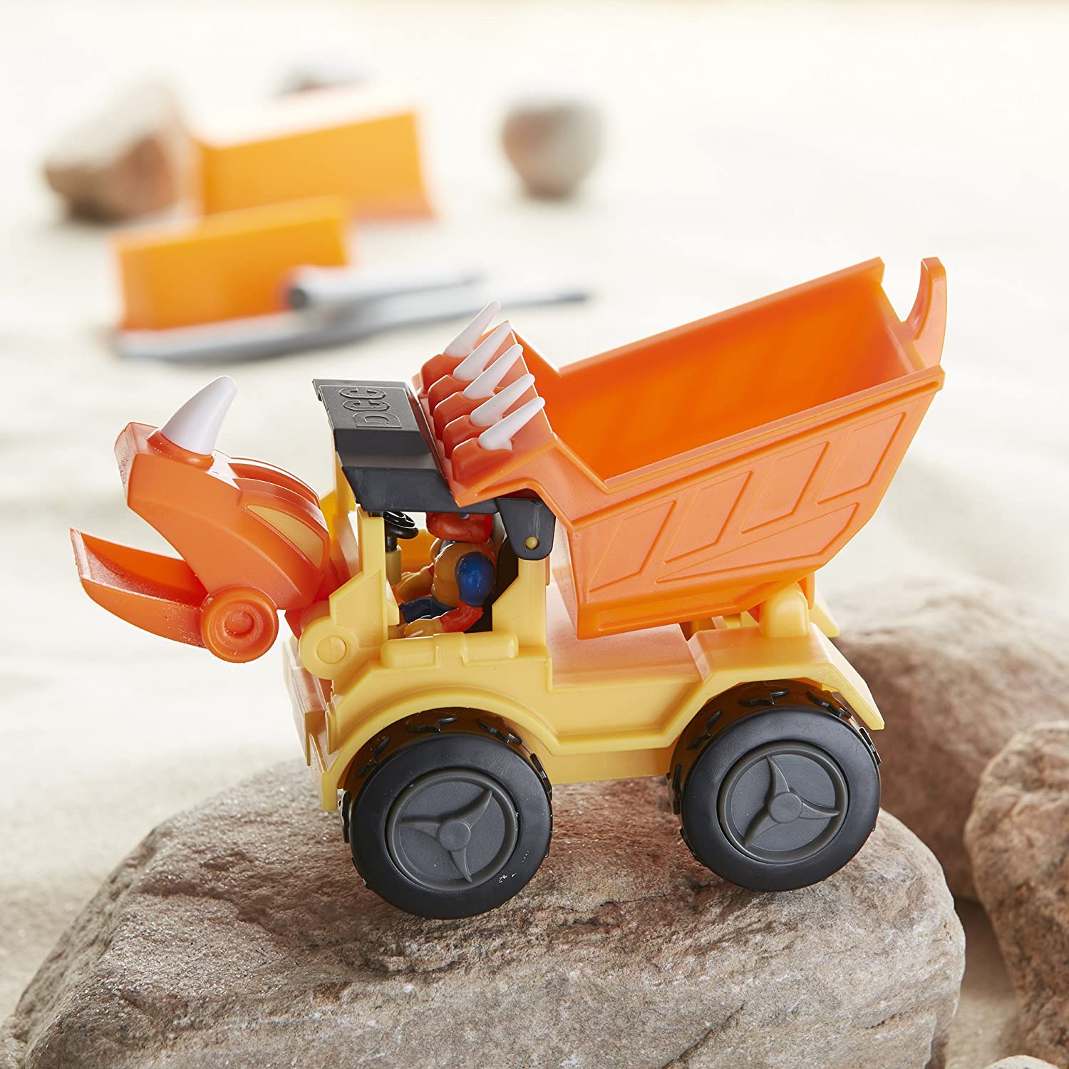 Learning Resources Dino Construction Company Styracosaurus toy Dump ...