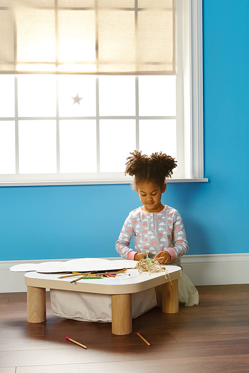 StarBright Kids Toy Box – Childrens Bedroom Storage with Lid by ...