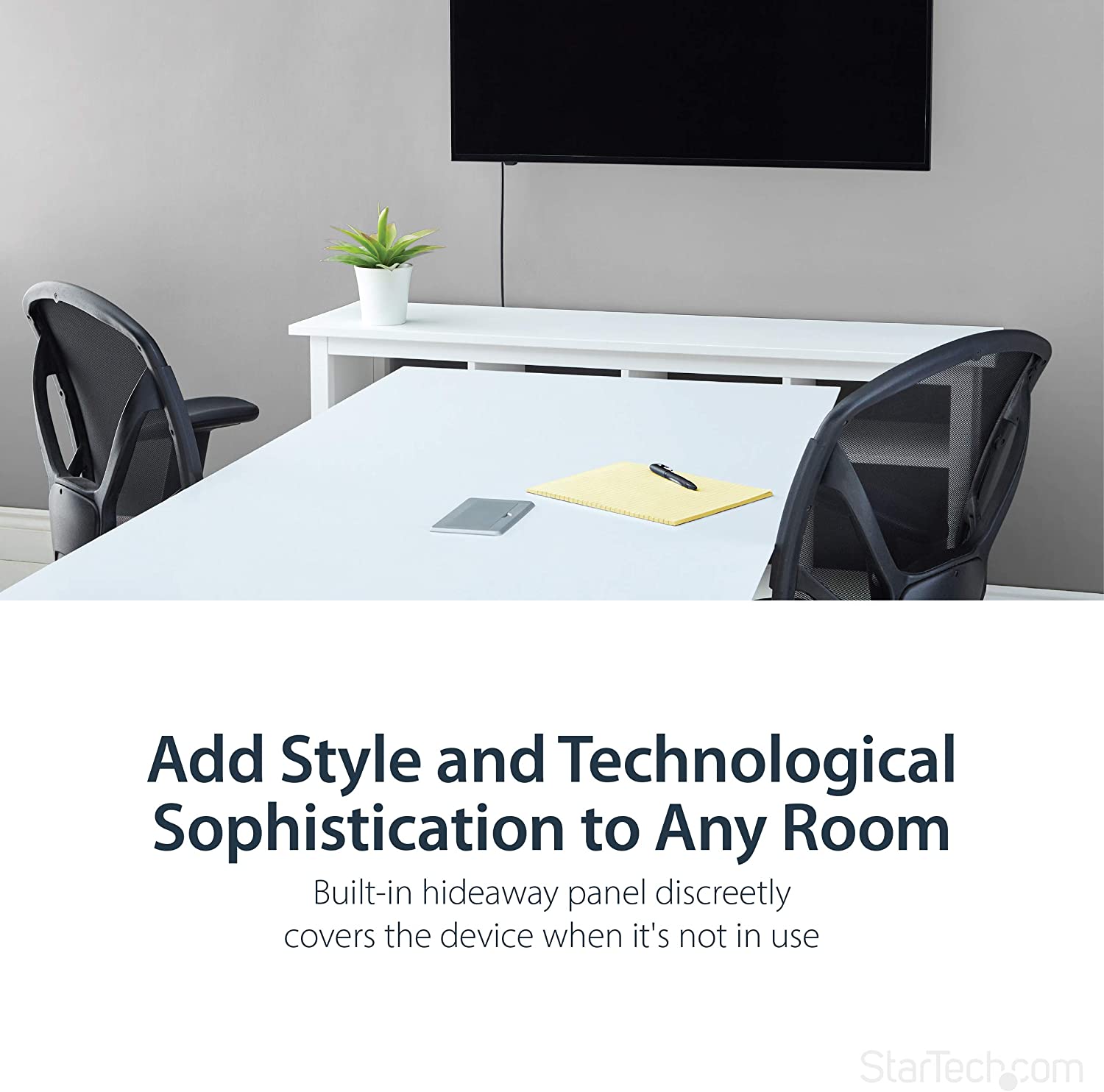 StarTech Conference Table Connectivity Pop up Box with AV and Data ...