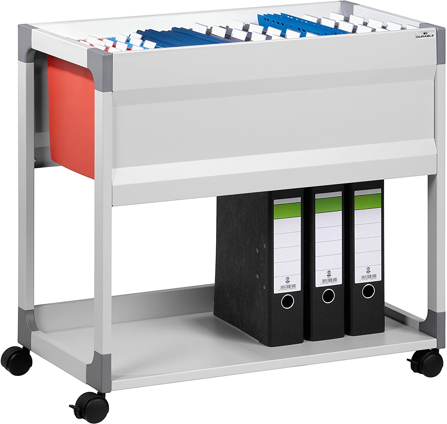 Durable System File Trolley 90 378410 Suspension File Trolley A4 Grey ...