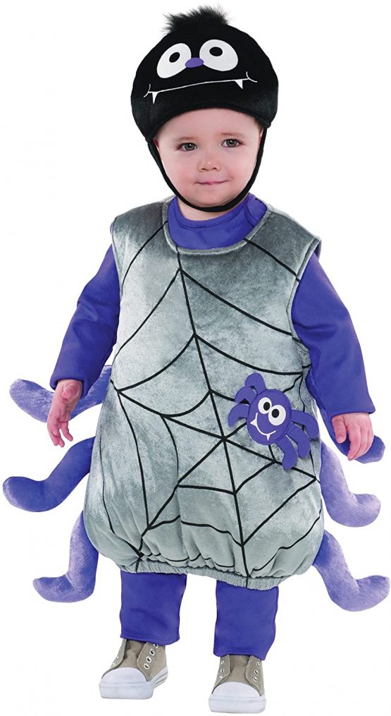 amscan 996228 Girls Cute Baby Spider Halloween Fancy Dress Costume Age ...