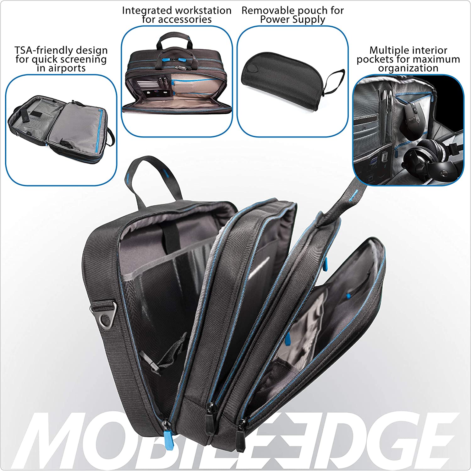 Alienware 17″ Vindicator 2.0 Gaming Laptop Briefcase, Black (AWV17BC-2. ...