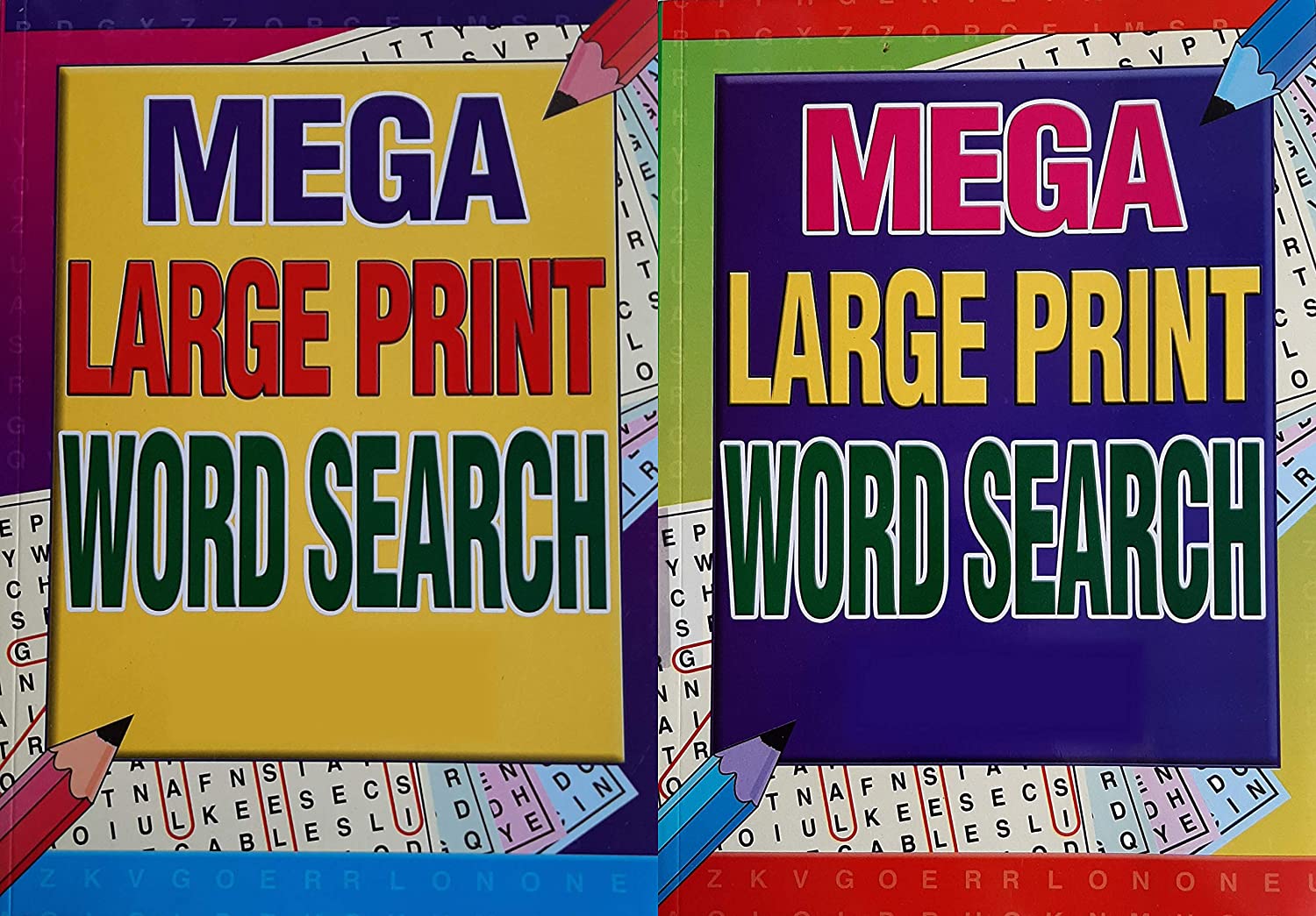 Mega Large Print Word Search – 2 book value set – BigaMart