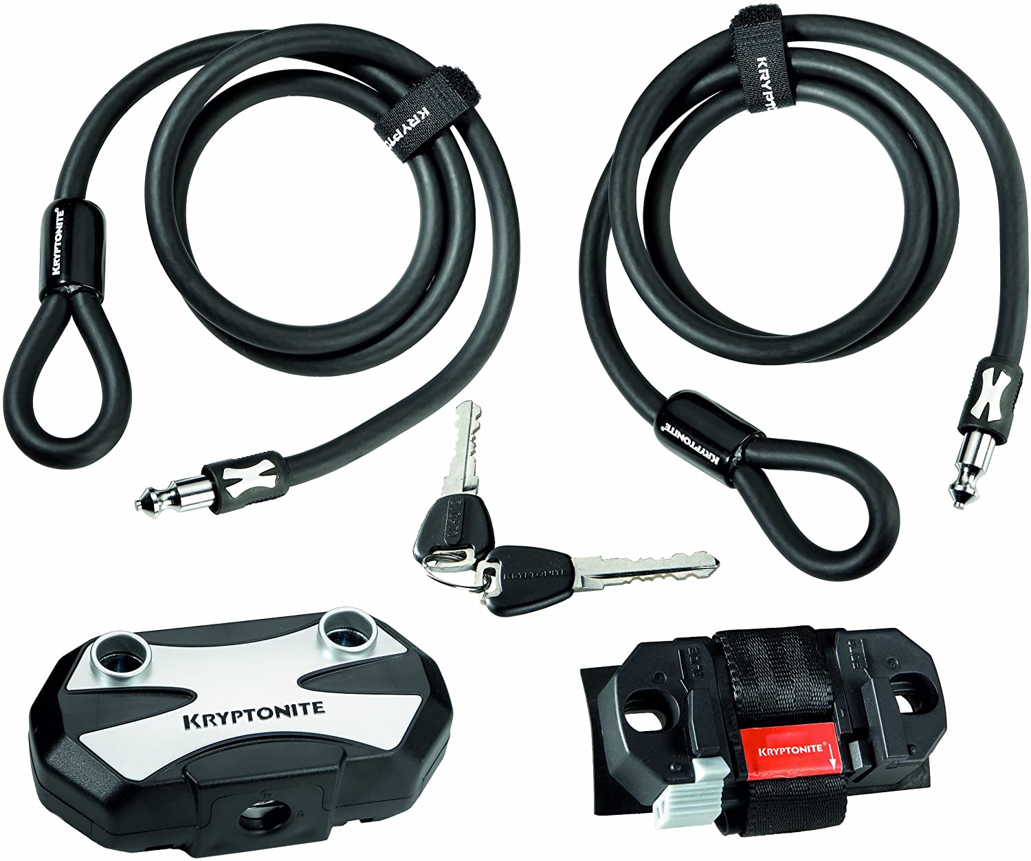 Kryptonite Modulus System cable lock – Double Noose Pack (10 mm x 107 ...