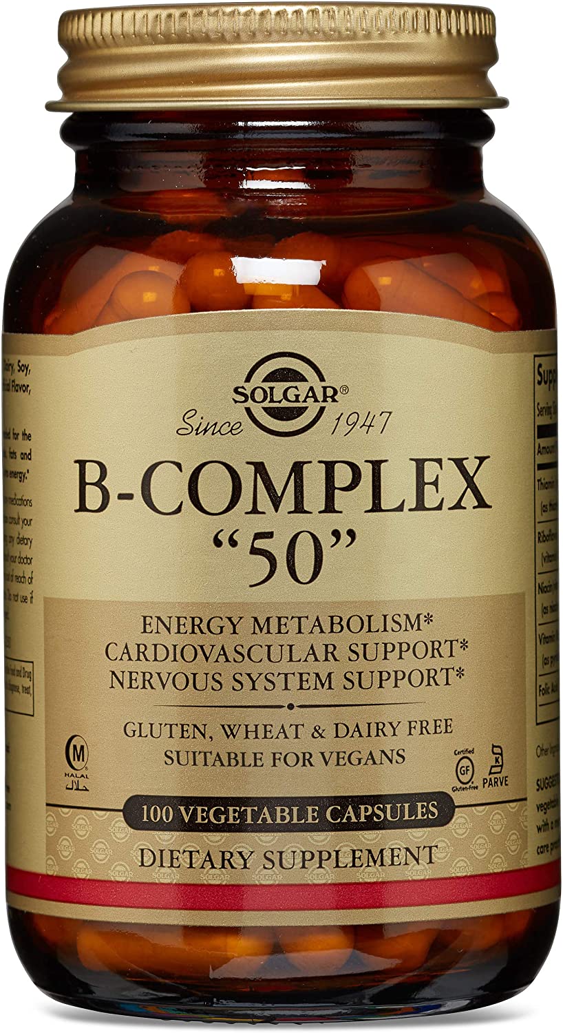 Solgar Vitamin B-Complex 50 High Potency – Supports Mental Performance ...