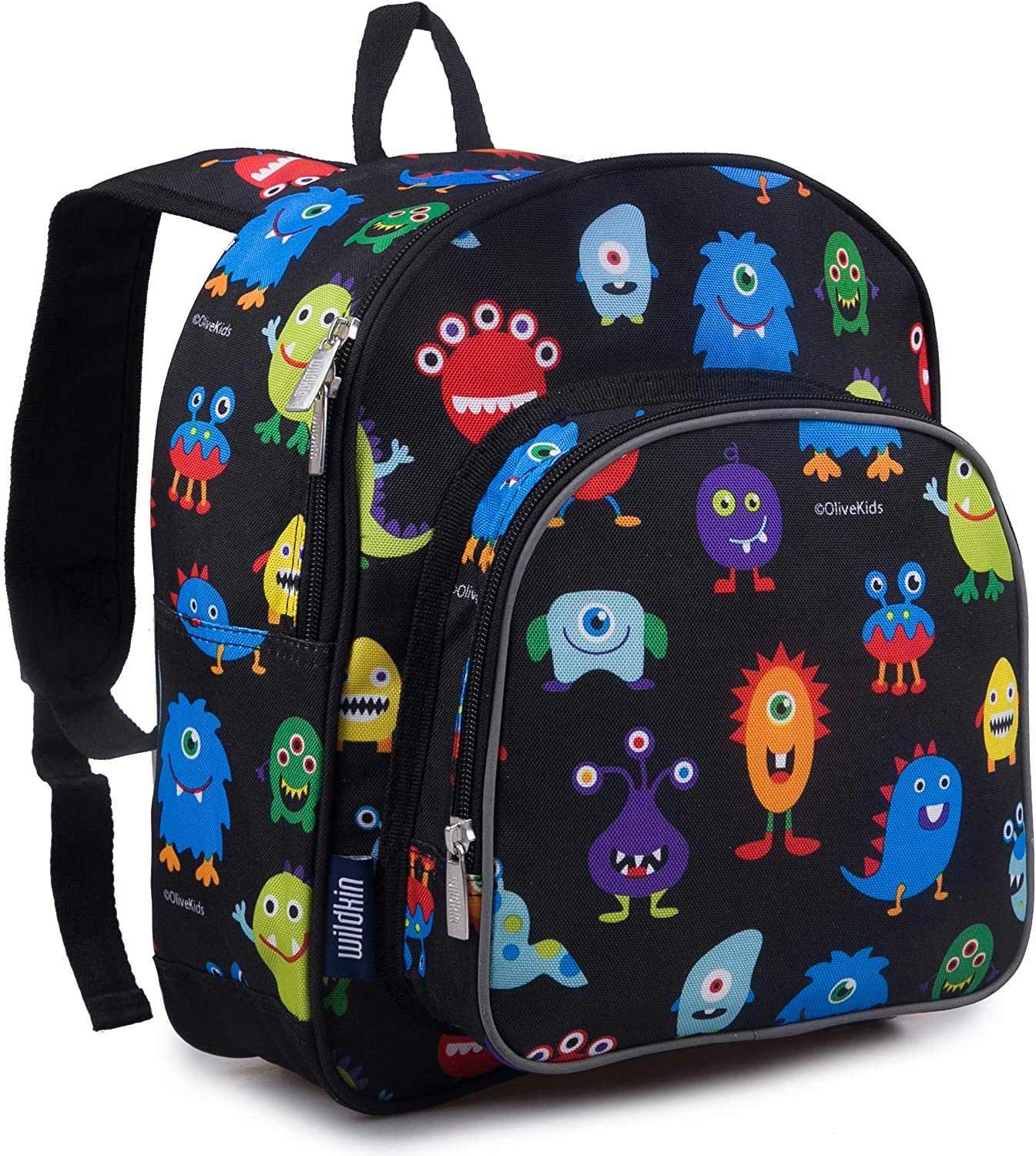 Wildkin Olive Kids Monsters Pack n Snack Children’s Backpack, 30 cm, 3 ...
