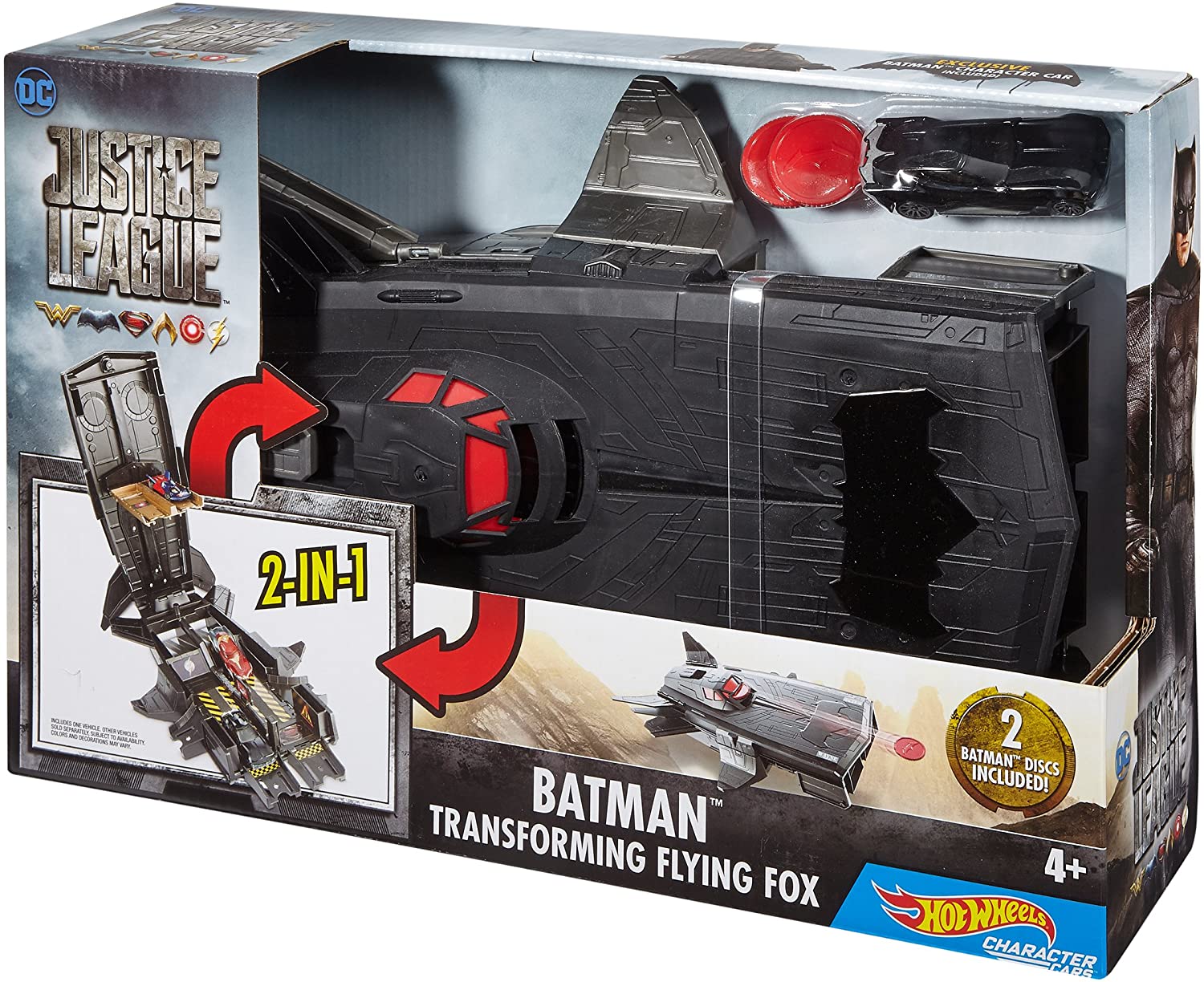 Hot Wheels DC Justice League Batman Transforming Flying Fox – BigaMart