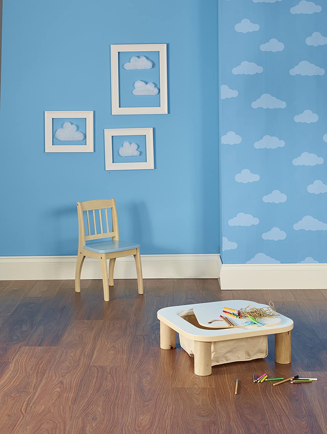 StarBright Kids Toy Box – Childrens Bedroom Storage with Lid by ...