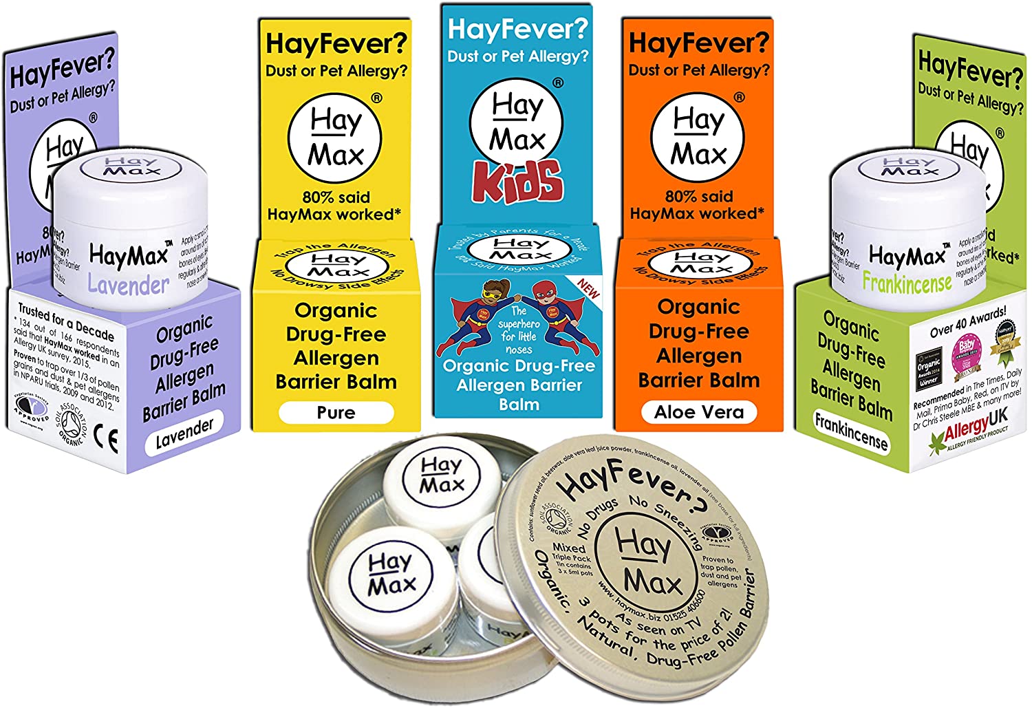 HayMax 15ml Organic Pollen Barrier Balm Triple Pack – BigaMart