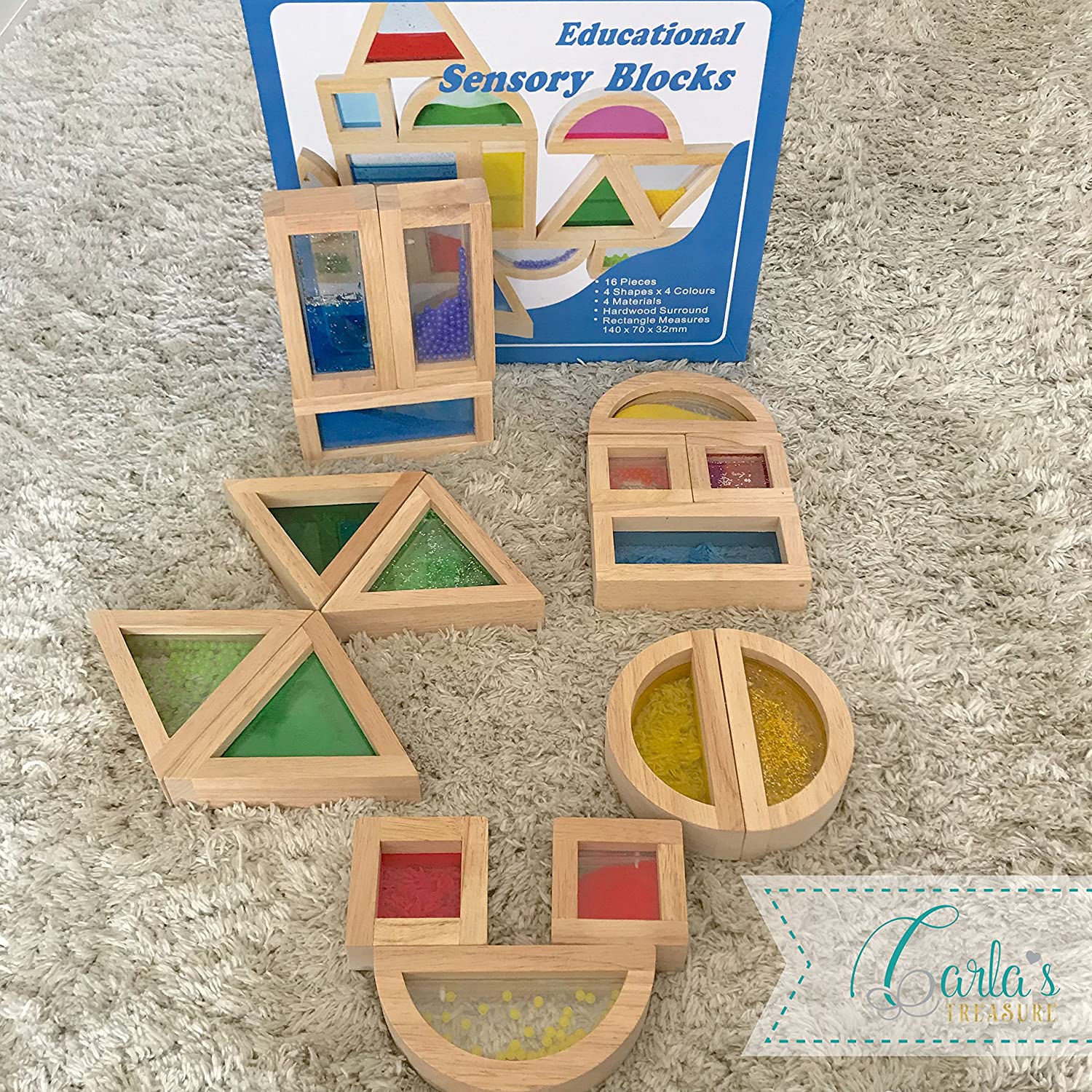 Amazing child Montessori Sensory Blocks Set – BigaMart