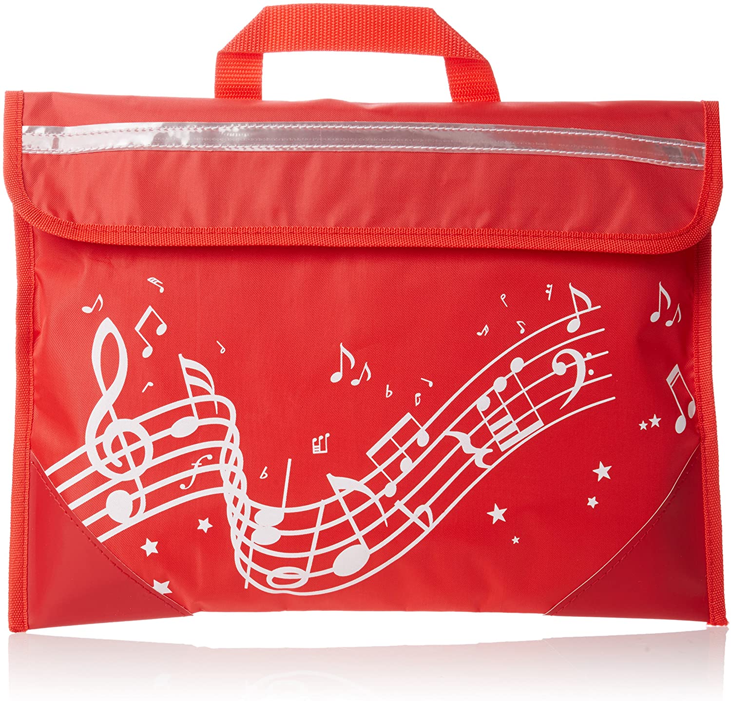 Wavy Stave Music Bag – Red – BigaMart
