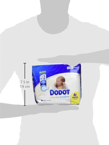 Dodot Protection Sensitive diapers size 1-28 units – BigaMart