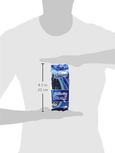 Gillette Blue II Fixed Head Disposable Razors – Pack of 10 – BigaMart