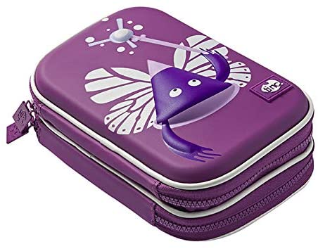 Tinc Ooloo Double Decker Hard Top Pencil Case | Mesh Inside Pockets ...