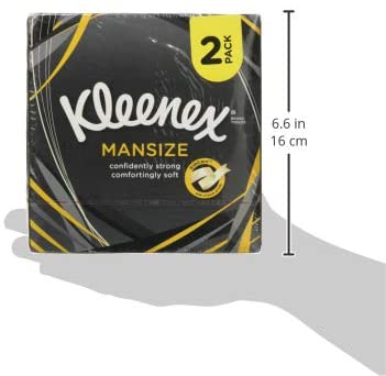 Kleenex Mansize Tissues, 2 x 44 – BigaMart