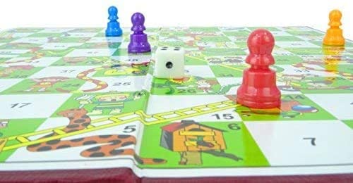 Toyland® Snakes and Ladders Board Game Traditional Family Game – BigaMart