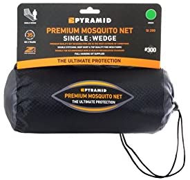 Pyramid Premium Mosquito Net – Single Wedge Permethrin Treated in Green ...