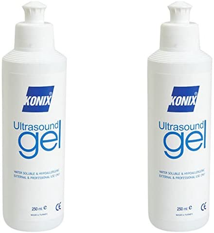 Konix Ultrasound Gel for Fetal Heart Detector, 250 ml, Pack of 2 – BigaMart