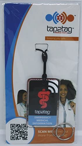 Tap2Tag Medical Alert Key Fob with NFC and QR Code Scanning – BigaMart