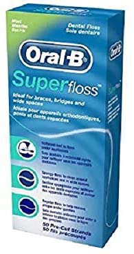 Oral B SuperFloss Super Dental Floss for Braces Bridges – BigaMart